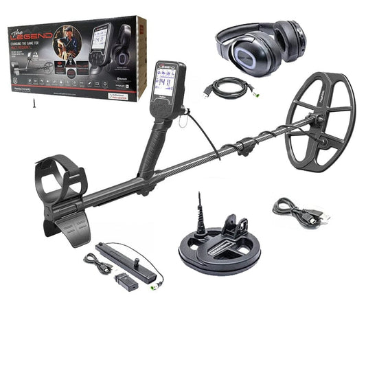 Nokta LEGEND PRO Pack Metal Detector with 12" x 9" LG30 Coil, 6" LG15 ...