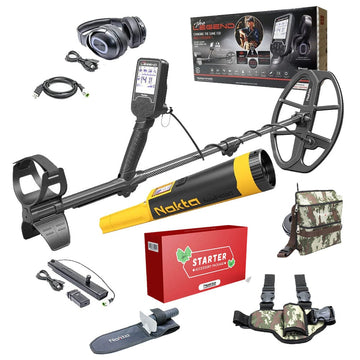 Nokta LEGEND PRO Pack Metal Detector with 12" x 9" LG30, 6" LG15 Coils ...
