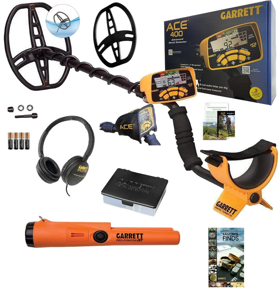 Garrett Ace 400 55-Year Anniversary Special & Pro Pointer AT Bundle ...