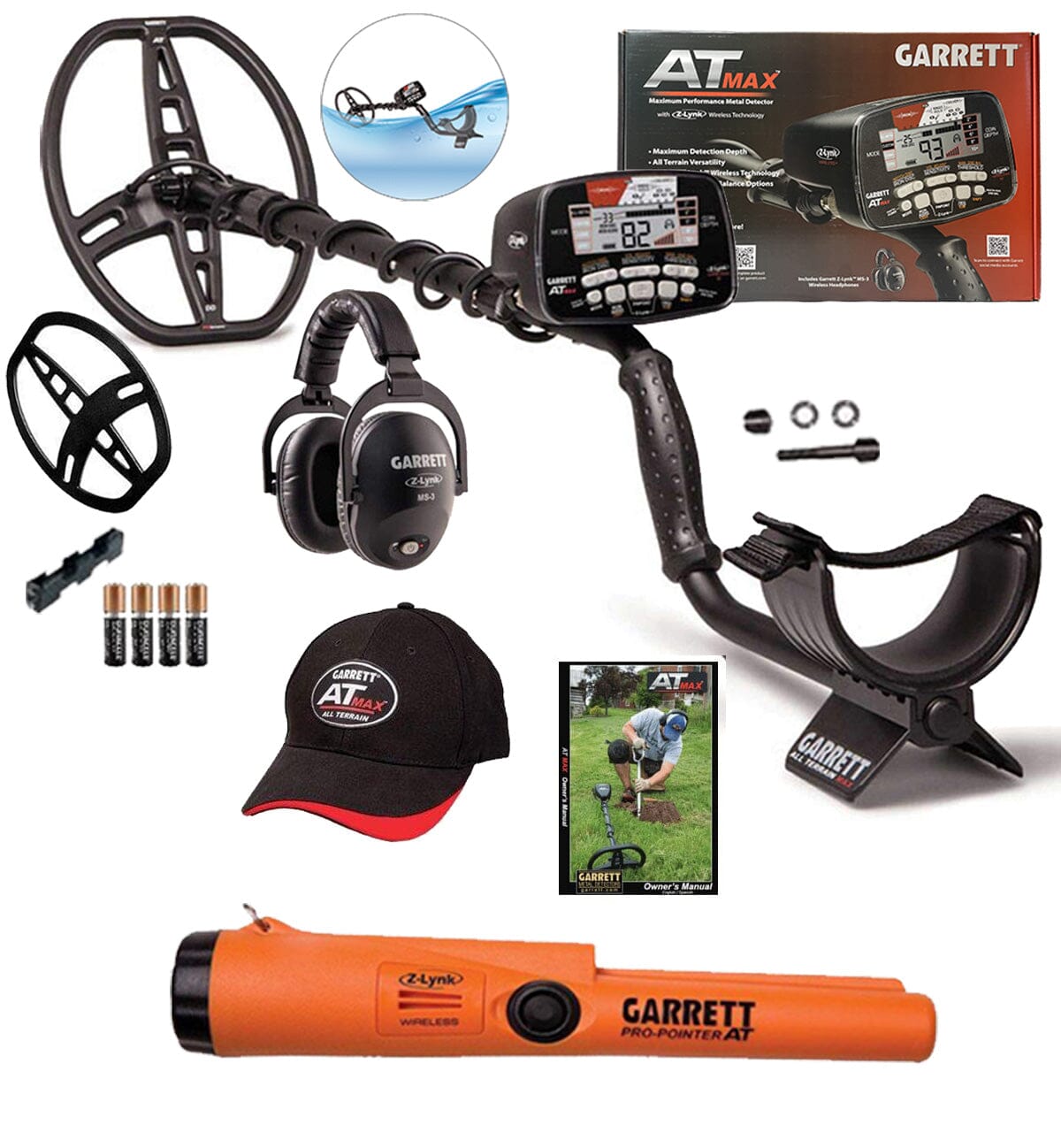 Garrett AT Max Metal Detector Bundles | Metal Detector Kits – High ...