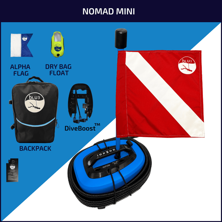 BLU3 Nomad Mini Portable Tankless Dive System – High Plains Prospectors