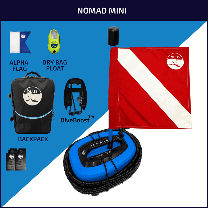 BLU3 Nomad Mini Portable Tankless Dive System – High Plains Prospectors