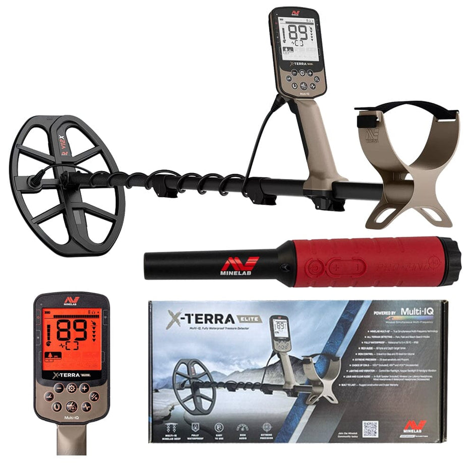 Minelab X-Terra Elite Metal Detector with Pro-Find 40 Pointer – High ...
