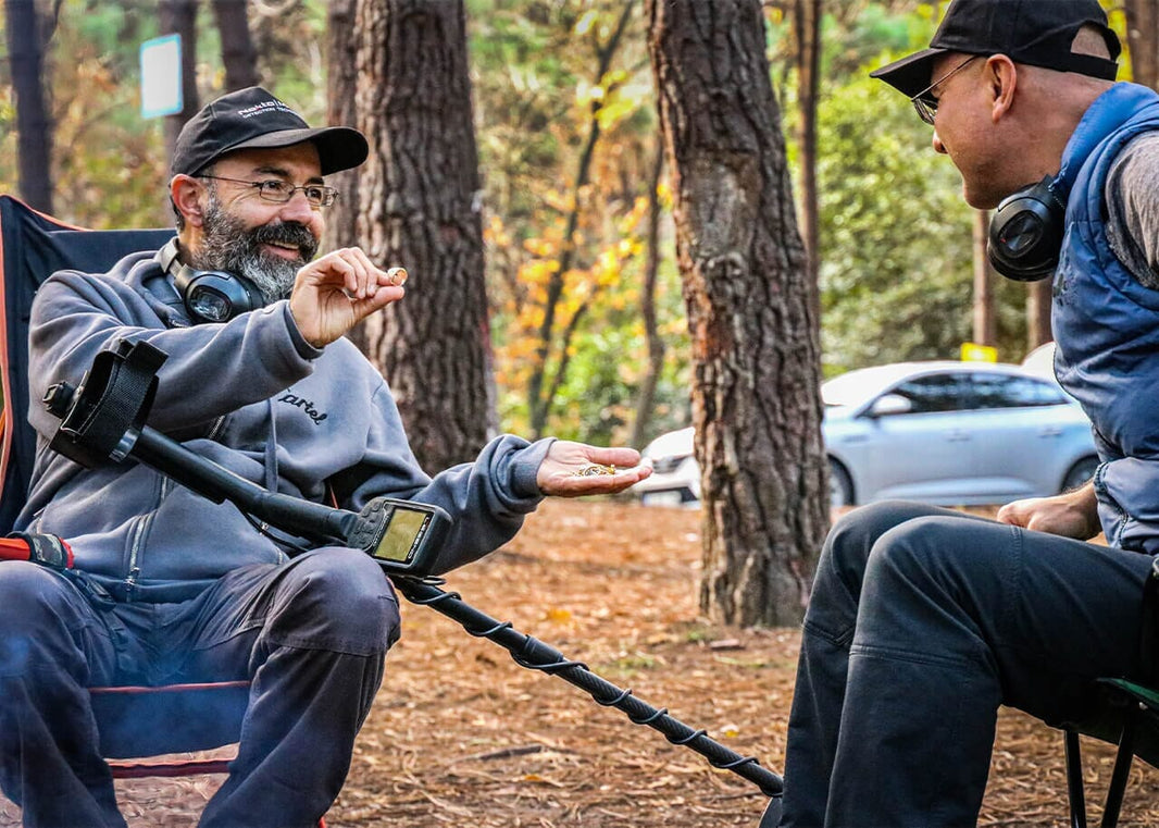 Nokta LEGEND PRO Pack Metal Detector with 12" x 9" LG30 Coil, 6" LG15 – High Plains Prospectors