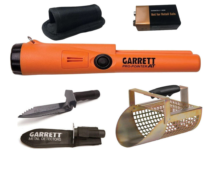 Garrett Pro Pointer AT with Garrett Edge Digger and Metal Sand Scoop ...