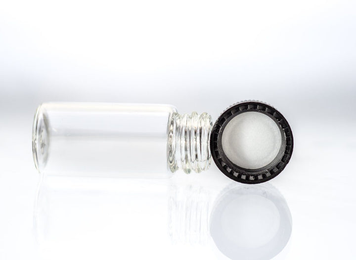 144 Pc. Display - 4ml Glass Vials (1-3/8", Outer Diameter; 9/16 ...