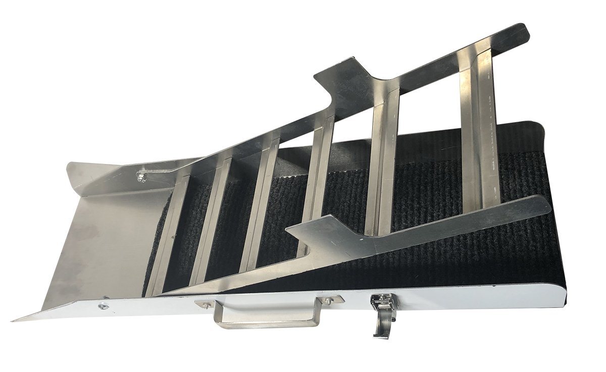 24" Stream Sluice w/Handle Portable with Carpet and Hinged Riffle Syst ...