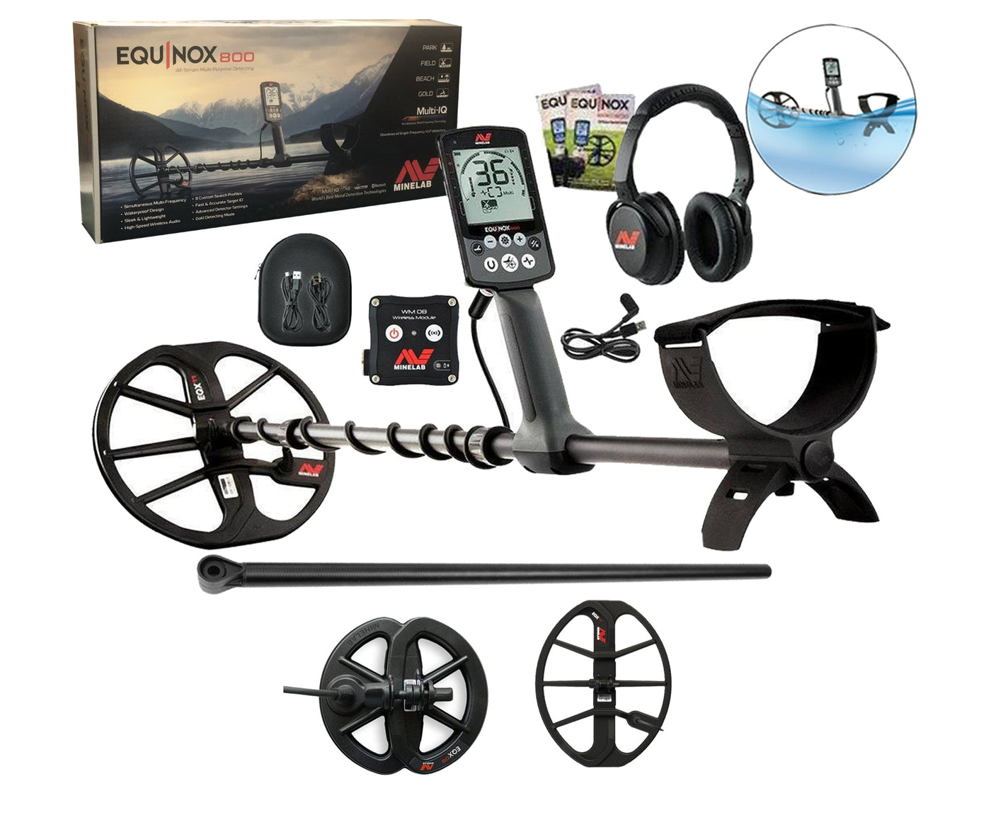 Minelab Equinox 800 Metal Detectors with Accessories – High Plains ...
