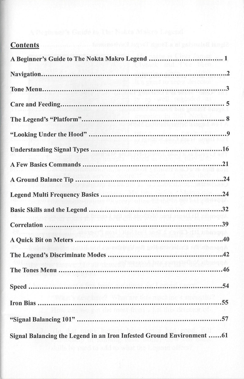 A Beginner's Guide to the Nokta Makro Legend Metal Detector by Clive J – High Plains Prospectors