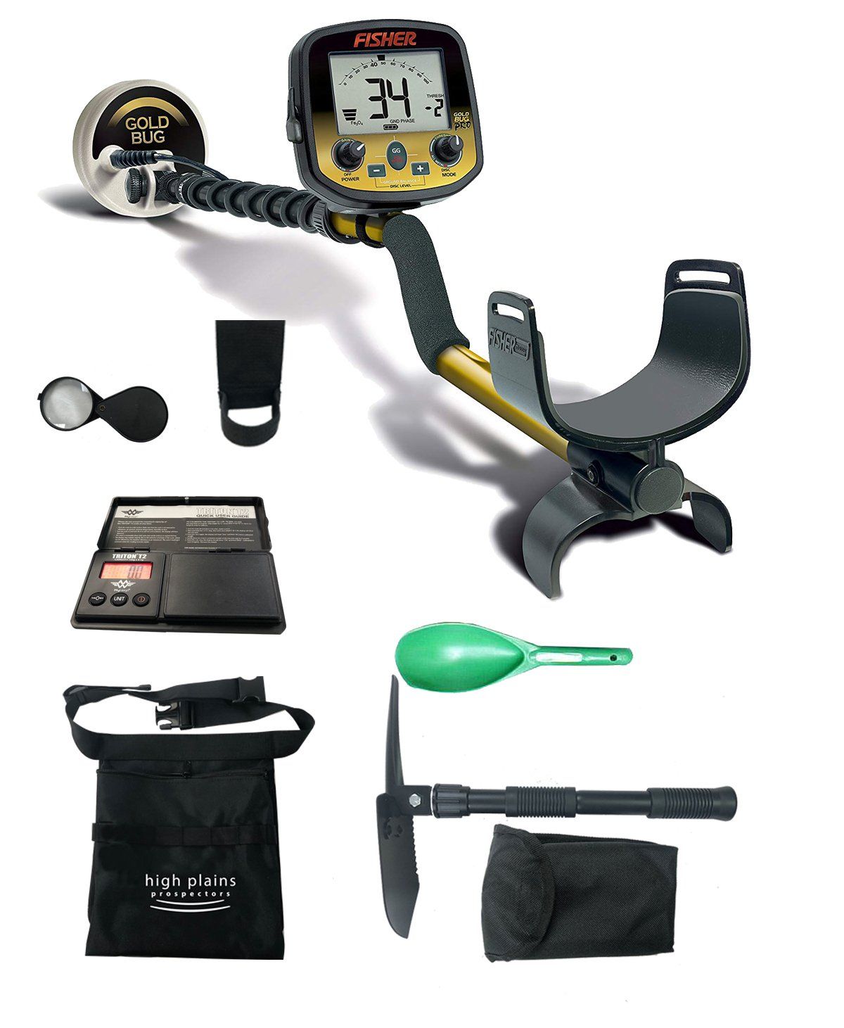 Fisher Gold Bug Pro Metal Detector Bundle with Gear – High Plains ...