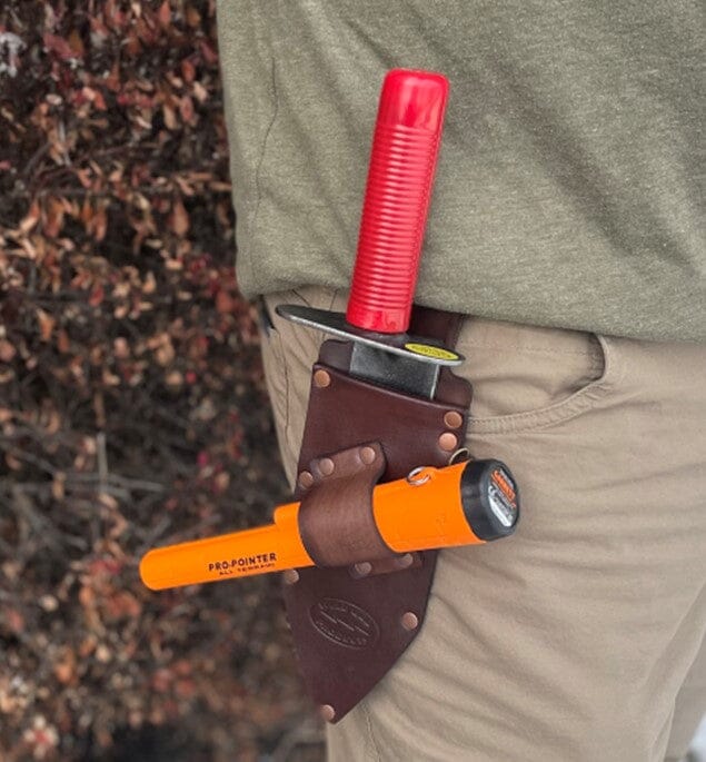 Premium Leather Digging Tool Sheath and Pinpointer Holster – High ...