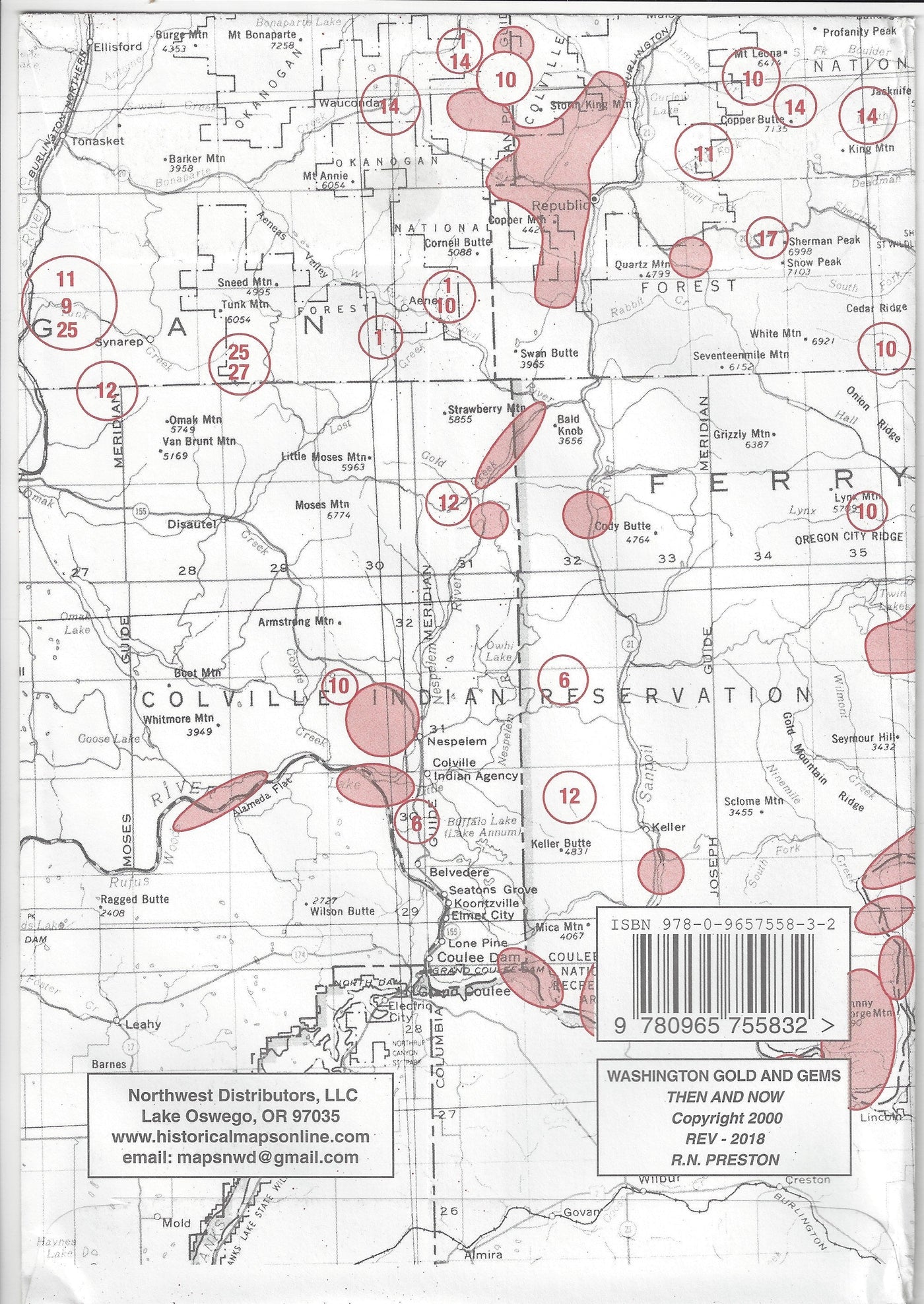 Washington Gold and Gems Maps: Then and Now – High Plains Prospectors