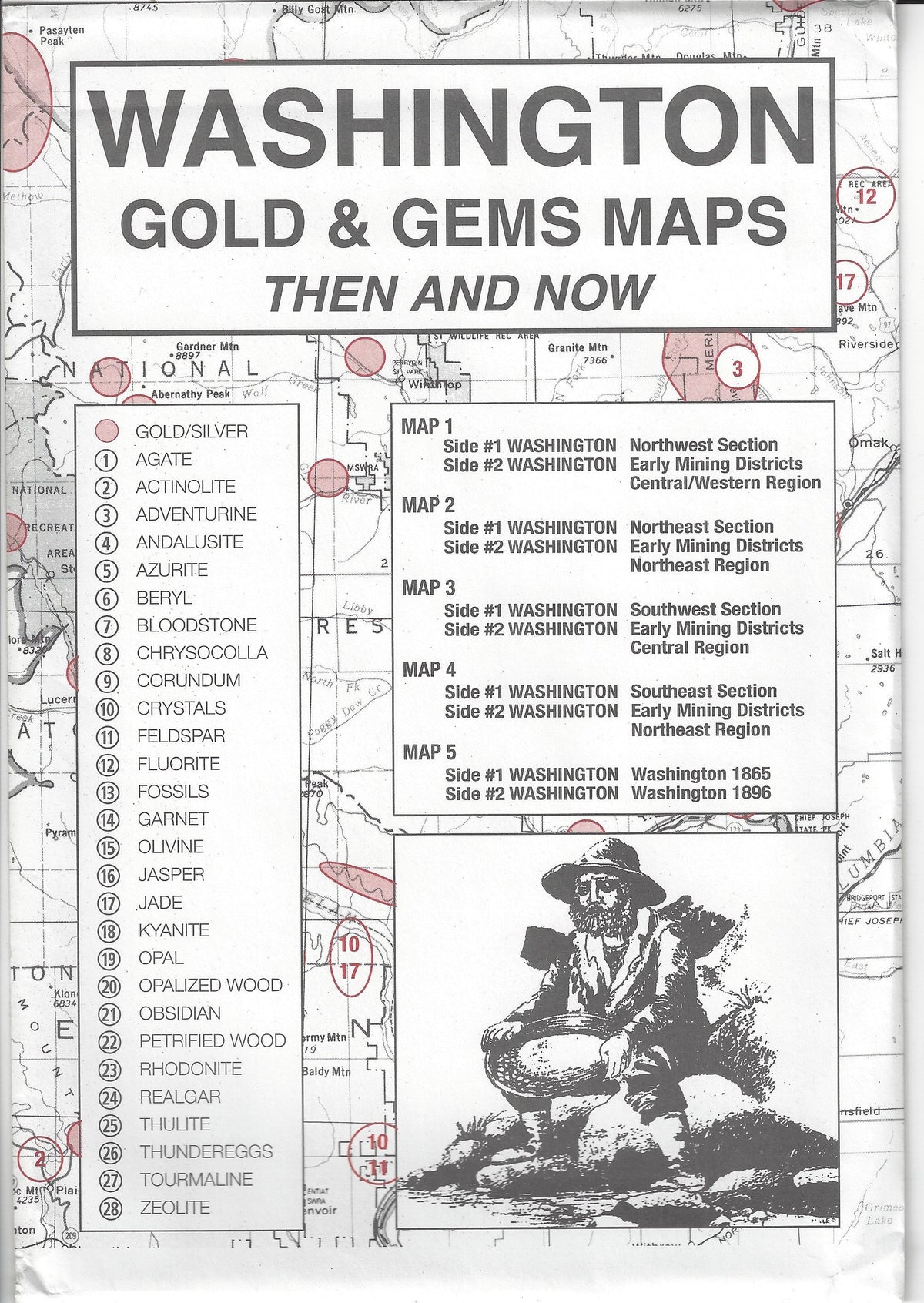 Washington Gold and Gems Maps: Then and Now – High Plains Prospectors