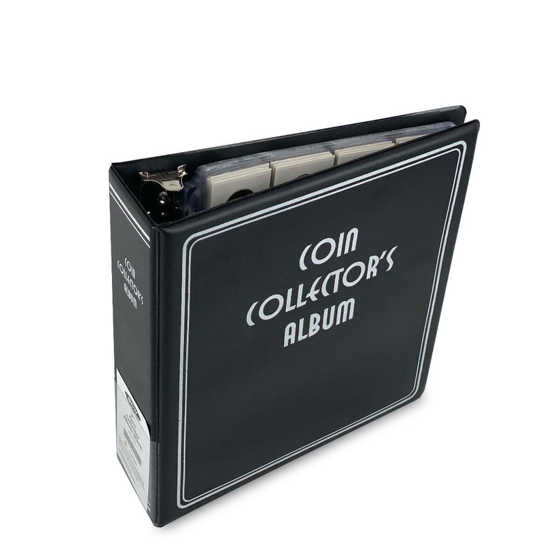 3" Coin Collectors Album- Black – High Plains Prospectors
