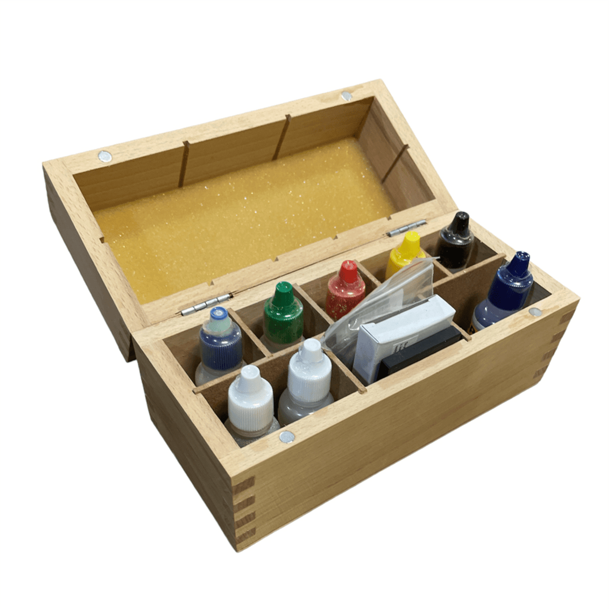 Complete Precious Metal Testing Solution Kit with Storage Box, Acid Ne ...