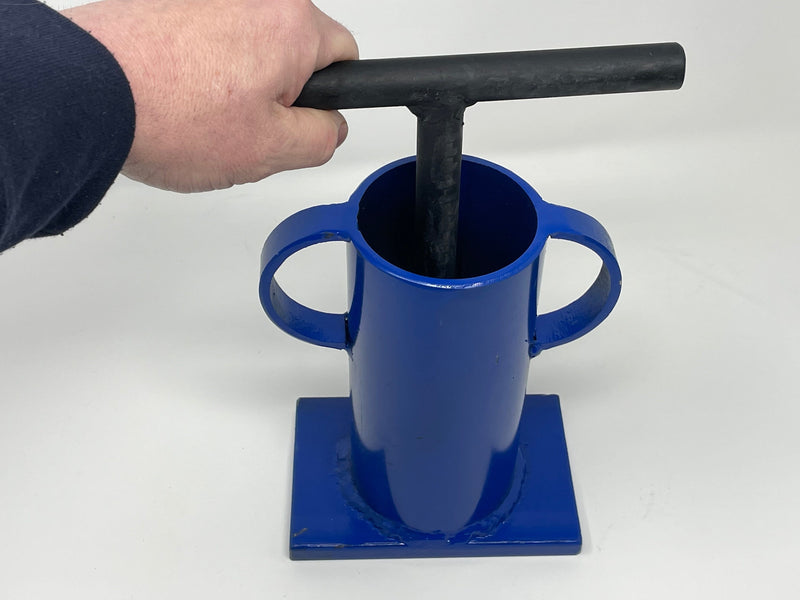 Hand Operated Gold Ore Rock or Glass Crusher With Mortar and Pestle ...