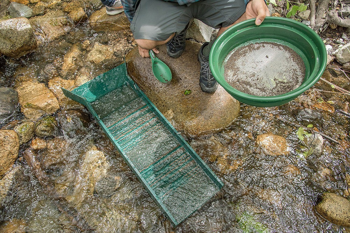 Lightweight Plastic Gold Sluice Box | High Plains Prospectors