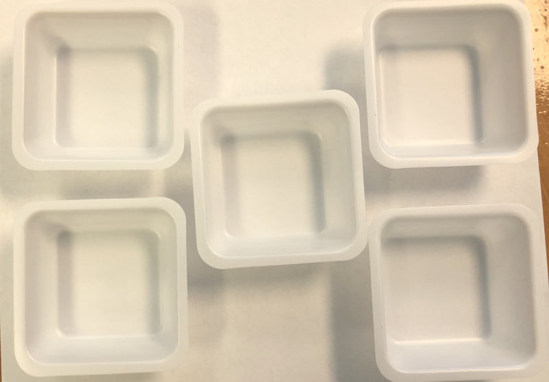 Weighing Boats - Medium Square Plastic 5-pack – High Plains Prospectors